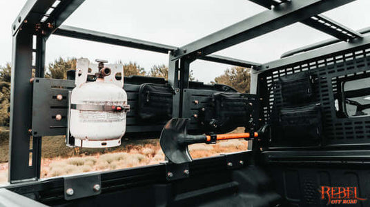 Rebel Off Road | Gladiator JT Bed Rack - ベッドラック REBEL ベットレール取付タイプ